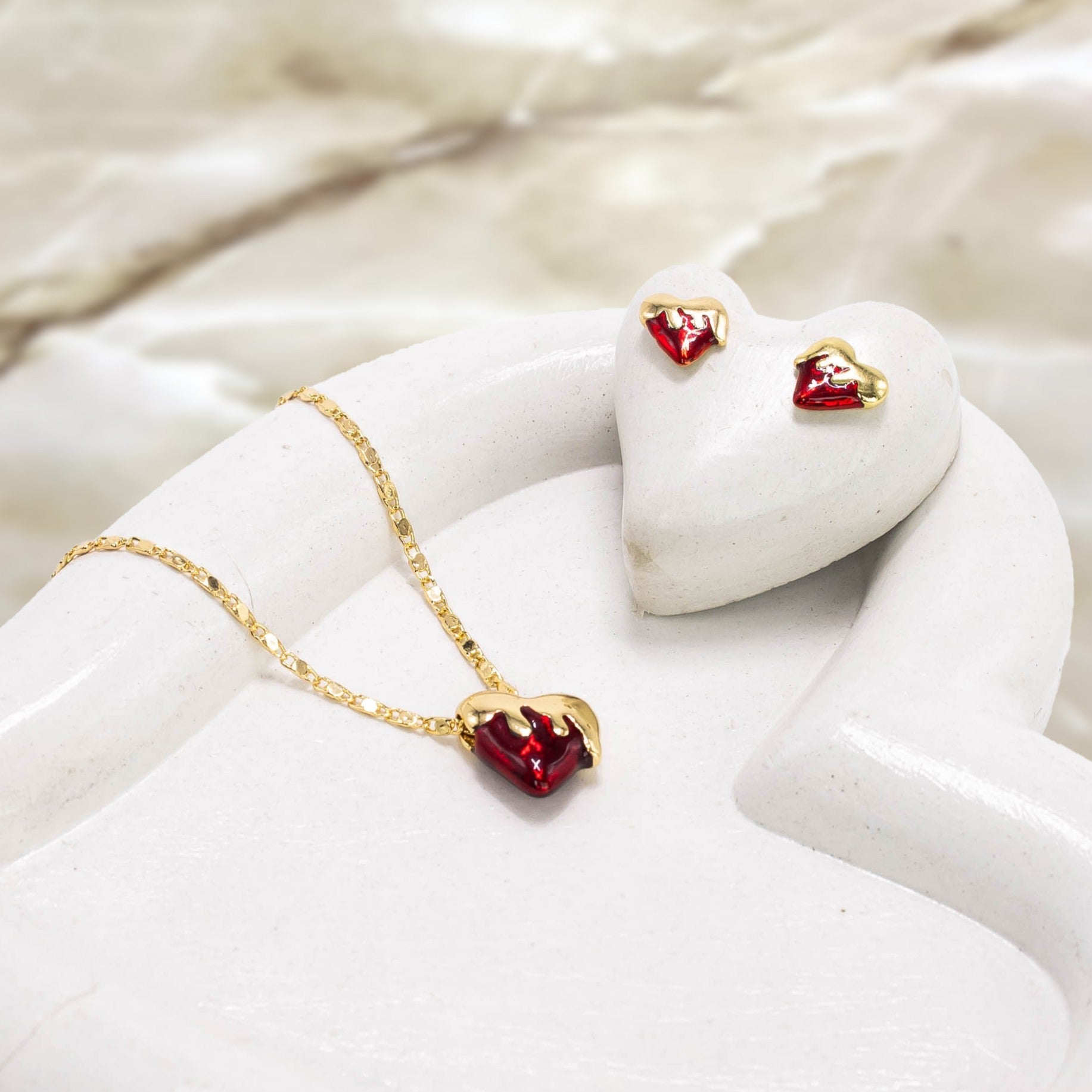 Dúo corazón – Amulí Accesorios